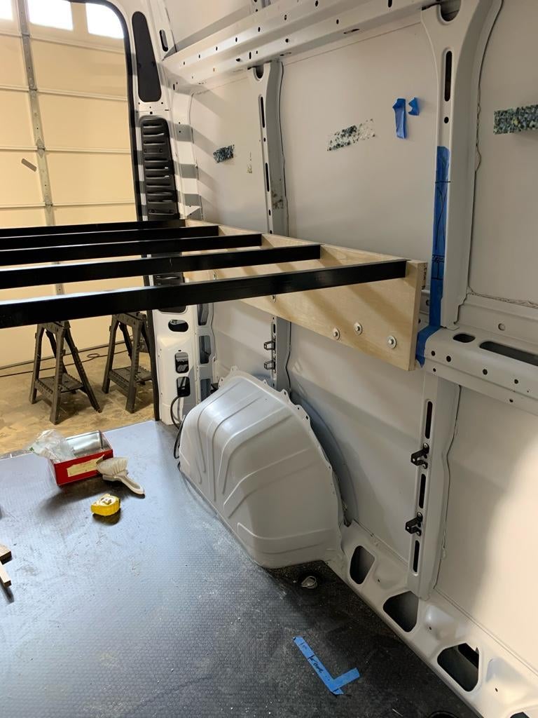 Will rivnuts into the horizontal structural beam be enough to support a ...