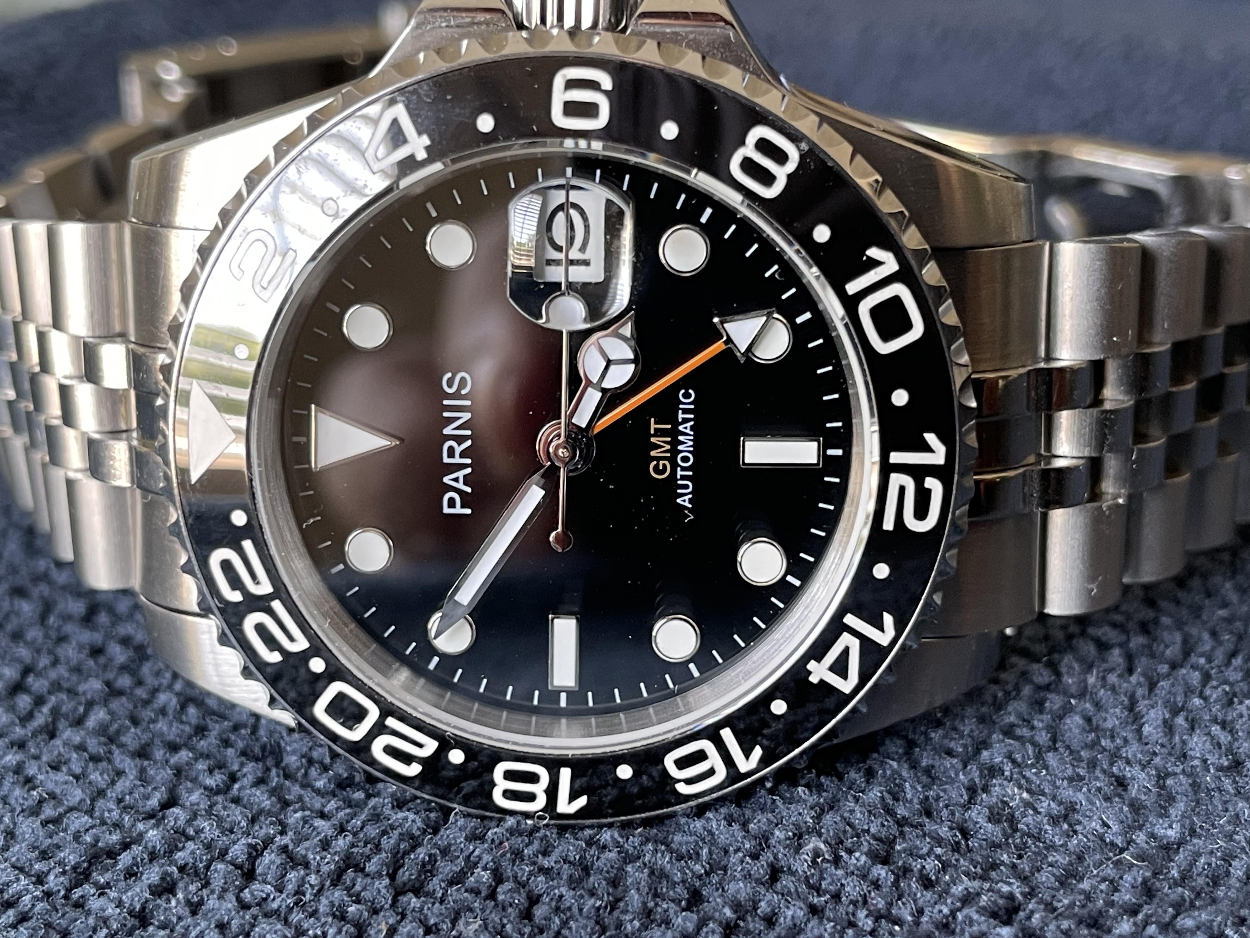 SOLD Parnis GMT Black | WatchUSeek Watch Forums