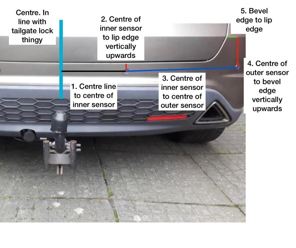 Parking Sensor installation locations | 2006+ Honda Civic Forum