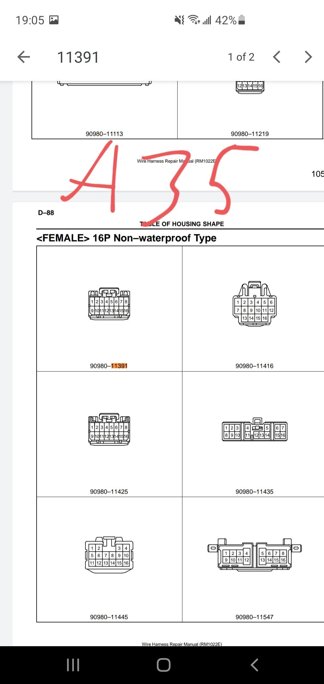 Wiring harness pin name | Toyota Forum