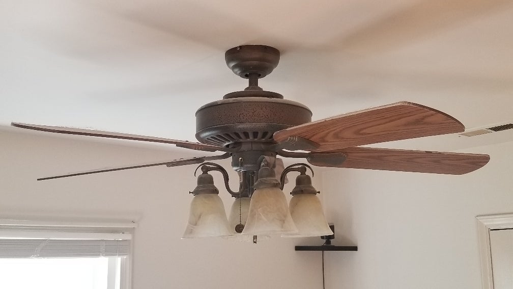 Drywall sagging next to ceiling fan | DIY Home Improvement Forum