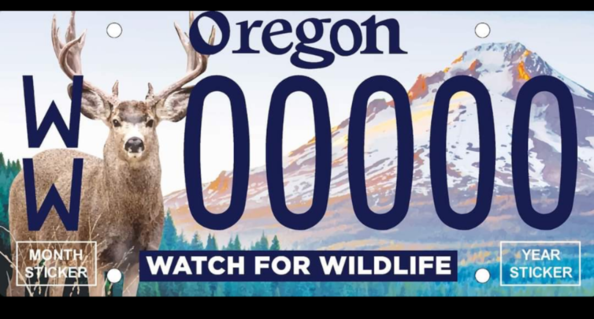 Mule deer license plates almost a reality | IFish Fishing Forum