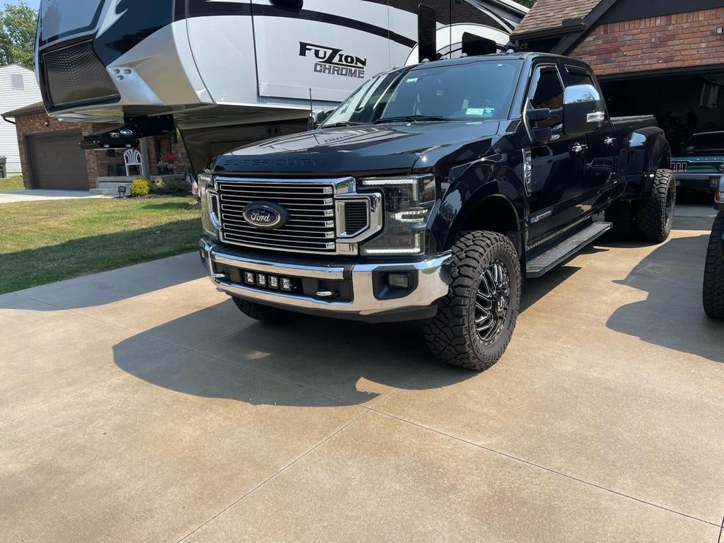 Dually leveled with 35’s | Ford Powerstroke Diesel Forum
