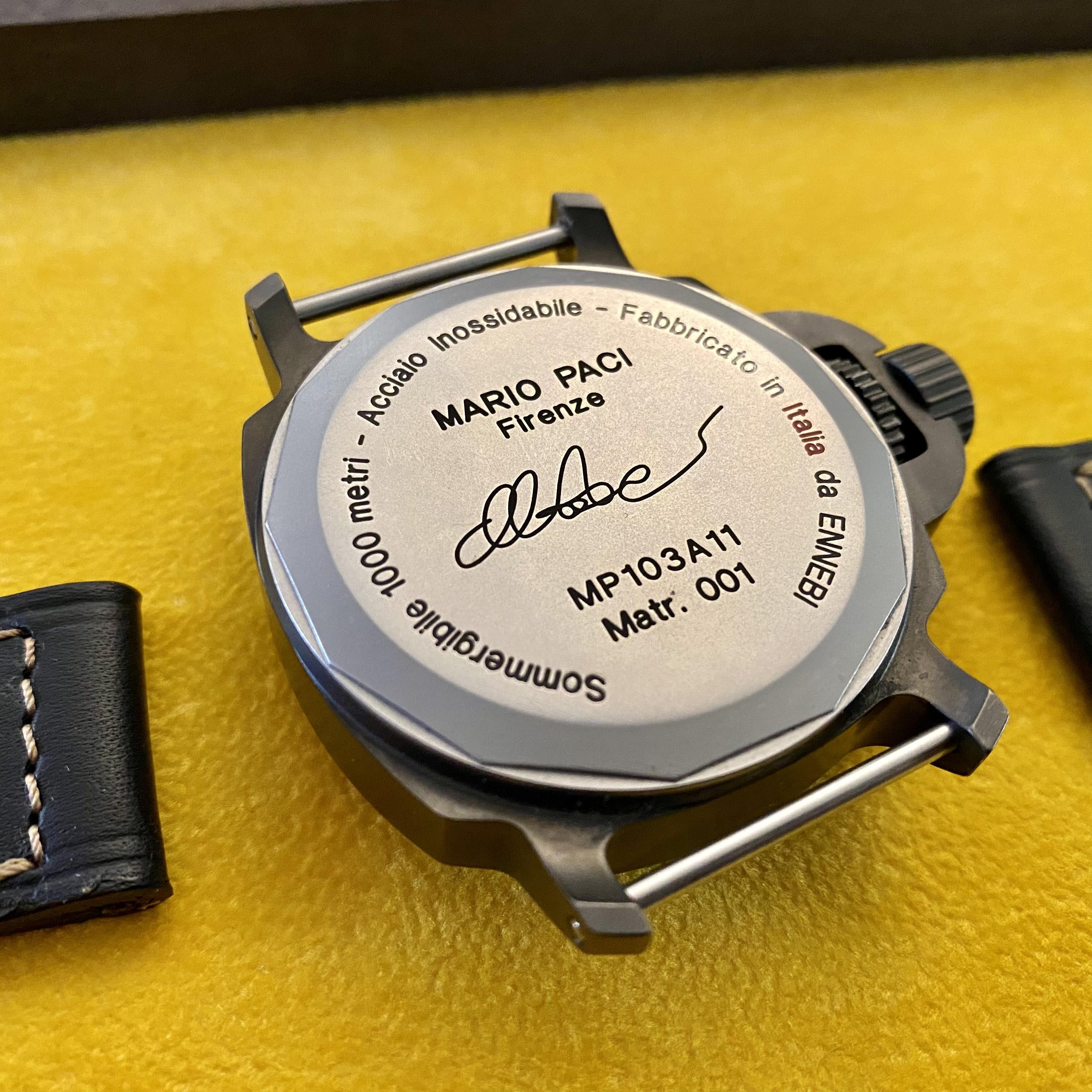 FS: Mario Paci SMZ 1000M Diver PVD/Tobacco RARE | WatchUSeek Watch Forums