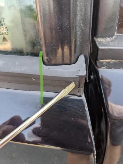 DIY: corrado Outer Window Door Scrapers - alternate solution | VW ...