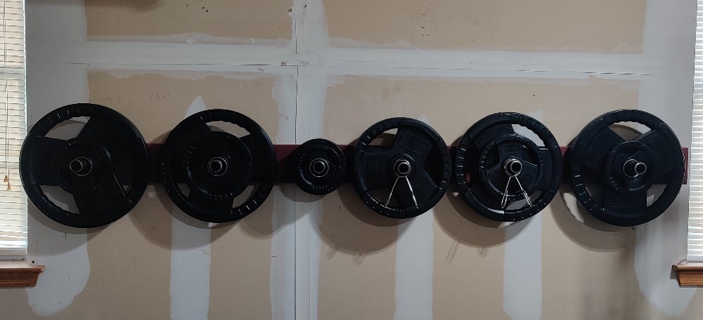 DIY weight plate holder | DIY Home Improvement Forum