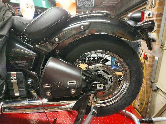 Speedmaster rear end | Triumph Rat Motorcycle Forums