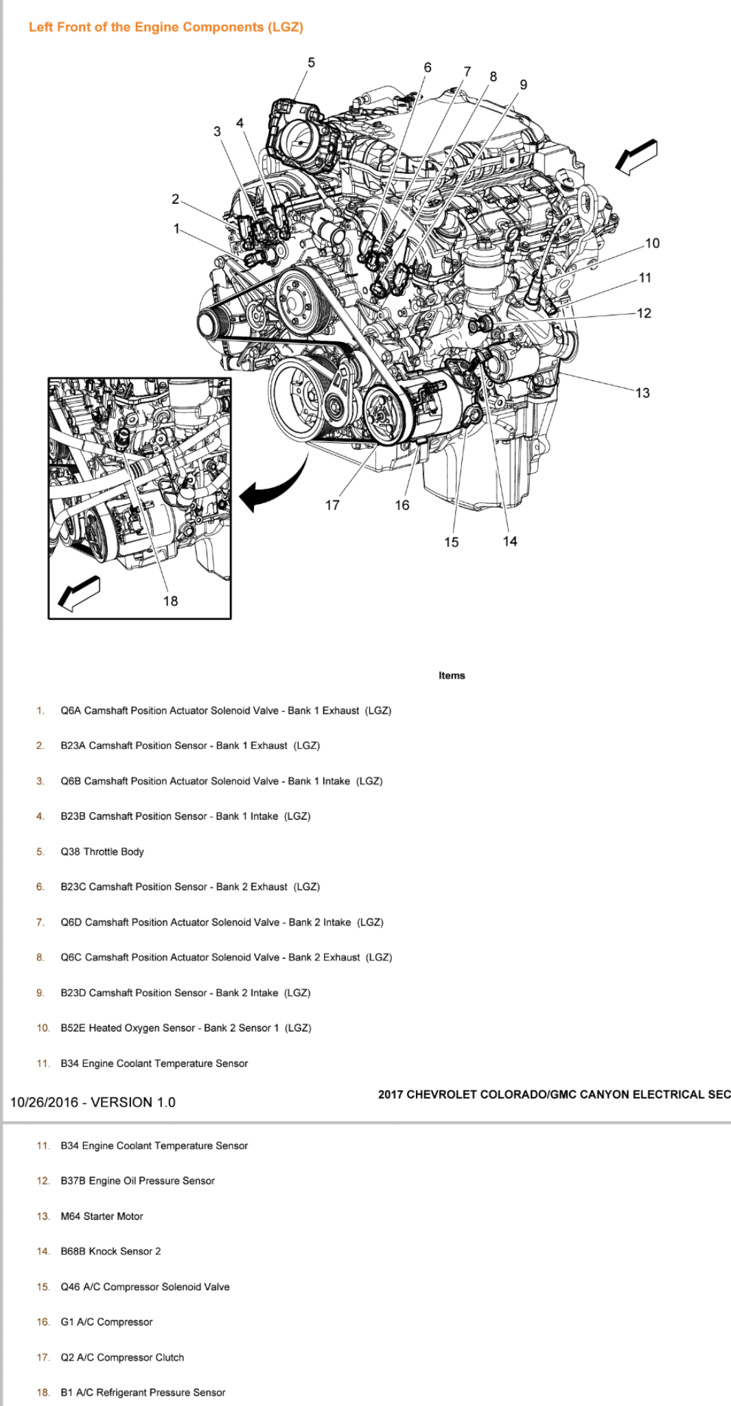 2017 canyon engine temperature sensor location | Chevy Colorado & GMC Canyon