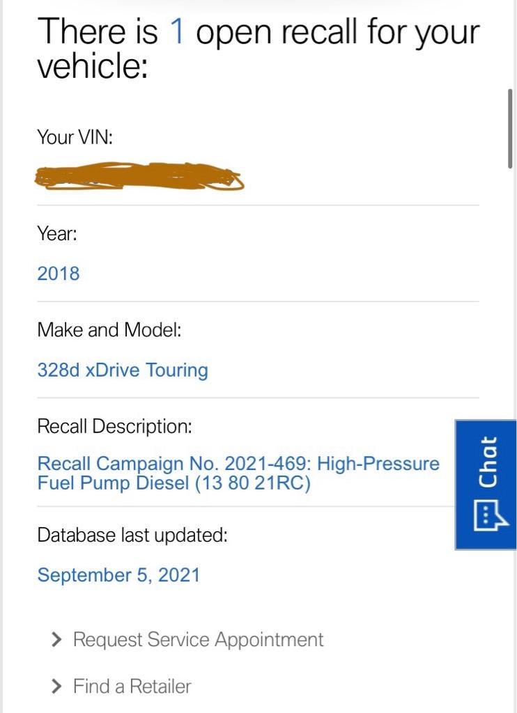 HPFP Recall Finally issued on BMW Diesels | BMW Forum - BimmerFest BMW ...