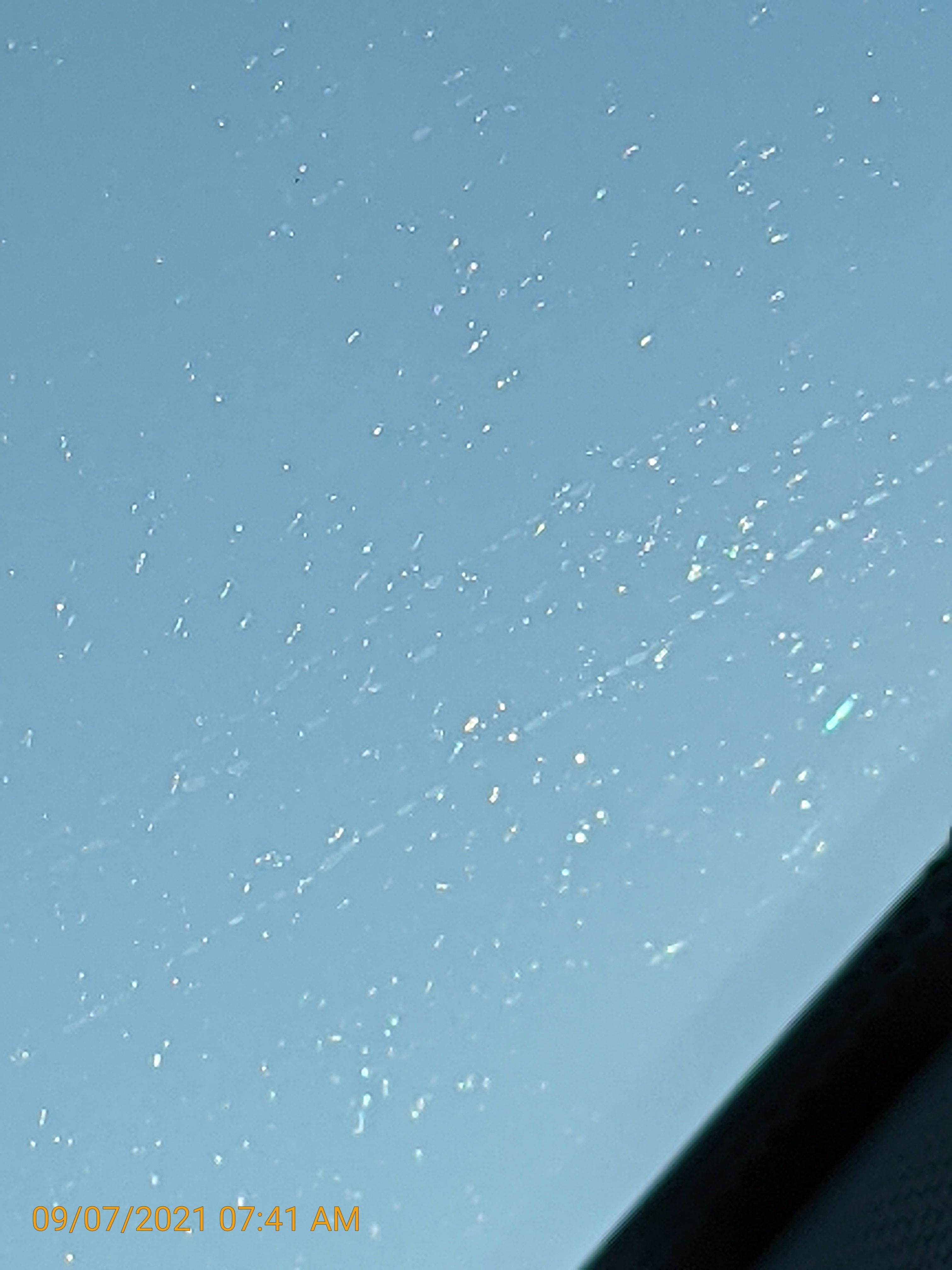 2021 windshield sparkle effect | Toyota Forum