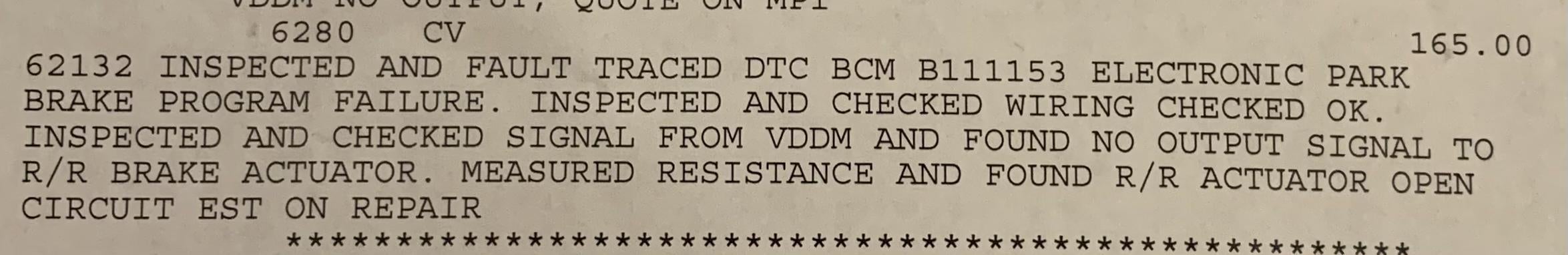 Parking Brake Service Required message | SwedeSpeed - Volvo Performance ...