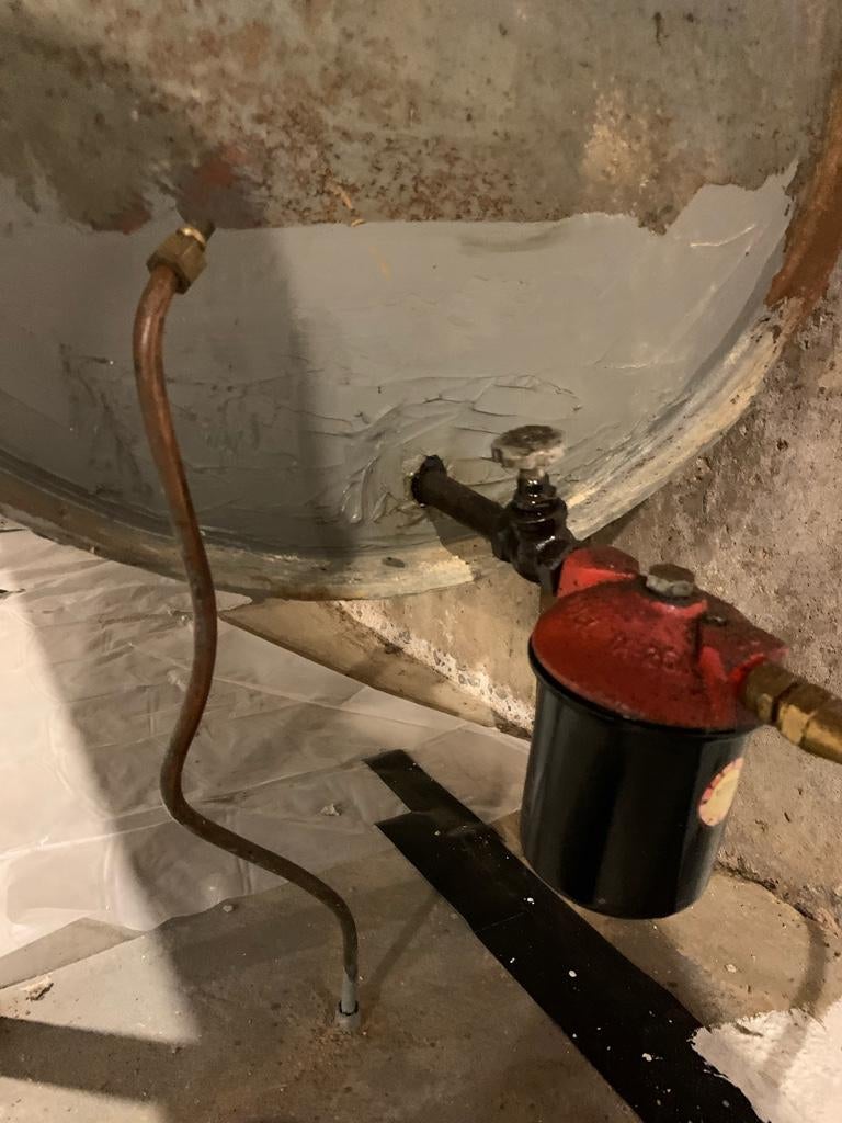 Oil tank repair
