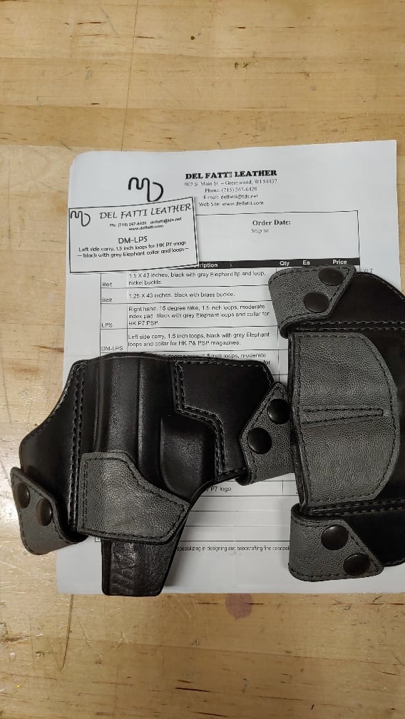 SOLD: Del Fatti P7 PSP Holster Set w/ belt | HKPRO Forums