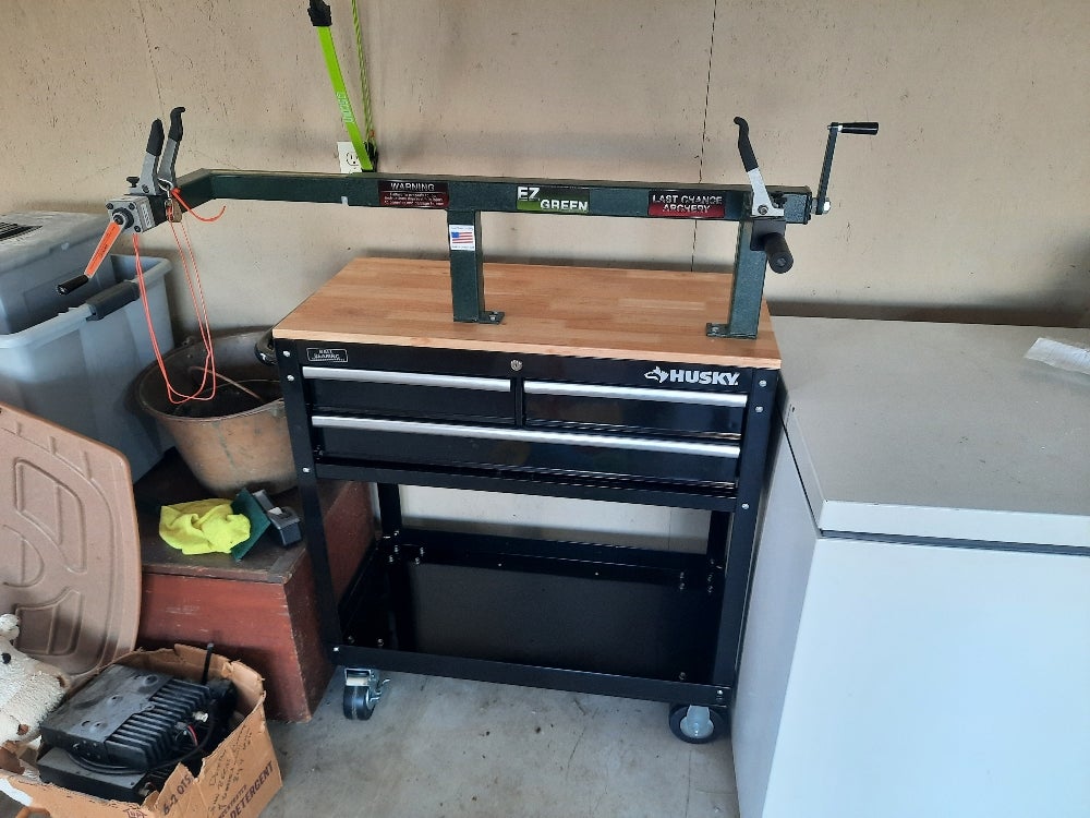 Mobile archery work bench | Archery Talk Forum