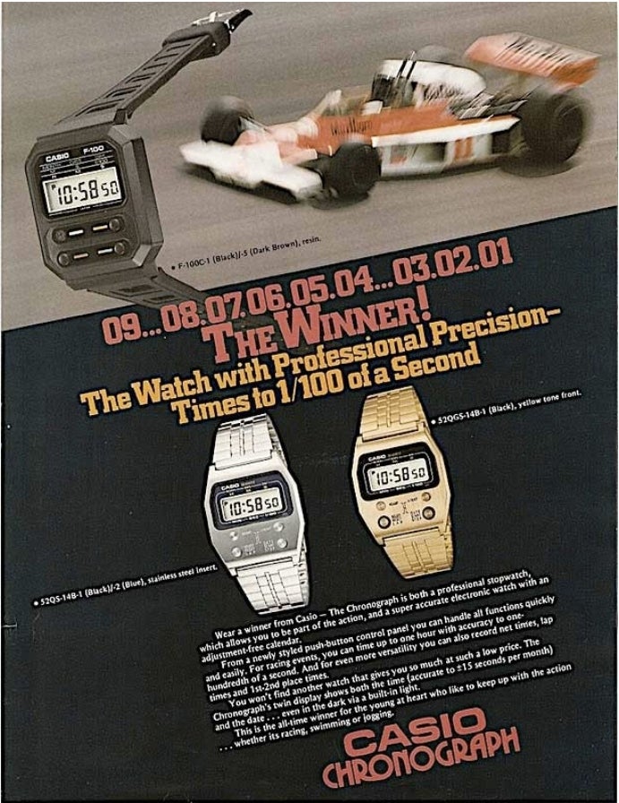 Old Casio Ads and Vintage Commercials of Digital and Futuristic Time ...
