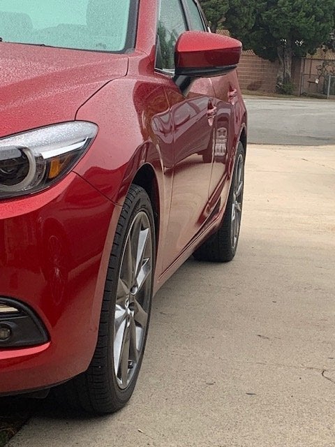 Wheel spacers on a 2016 | 2004 to 2020 Mazda 3 Forum and Mazdaspeed 3 ...