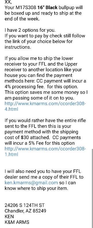 K&M M17S 16" 308. | Polaris ATV Forum