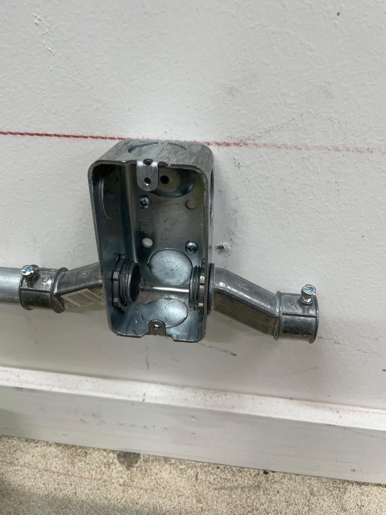 Shallow receptacle offset connector | DIY Home Improvement Forum