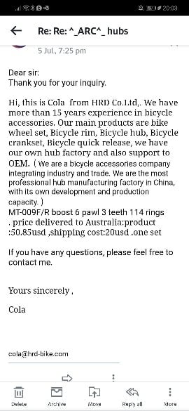 ARC Hubs specifically the MT009 | Mountain Bike Reviews Forum