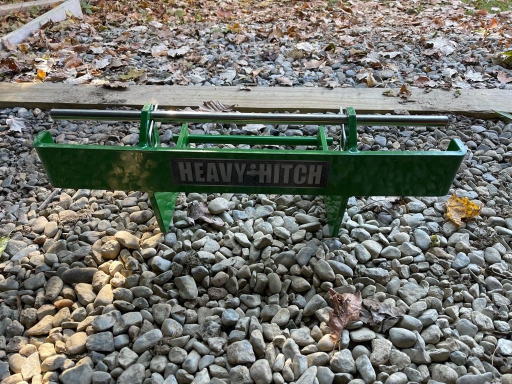 SOLD Heavy Hitch front quick hitch suitcase weight bracket | Green ...