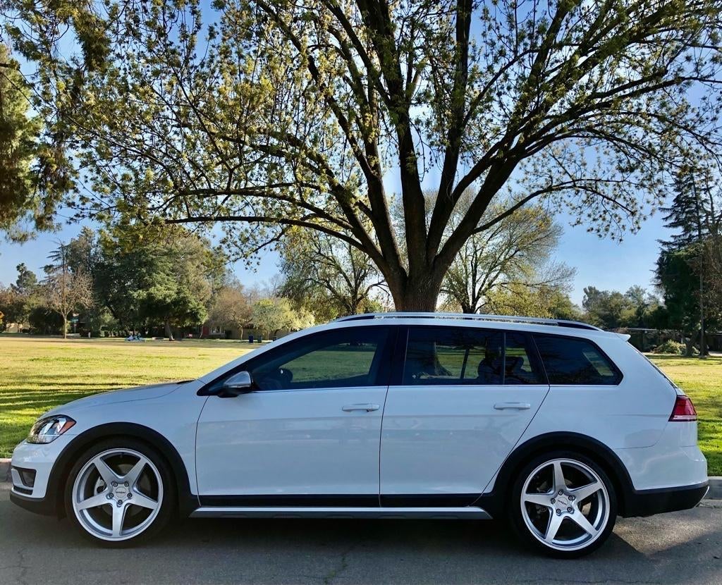 White Alltracks with Aftermarket Wheels | VW Vortex - Volkswagen Forum