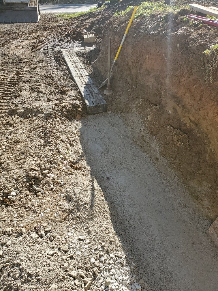 Retaining wall base | DIY Home Improvement Forum