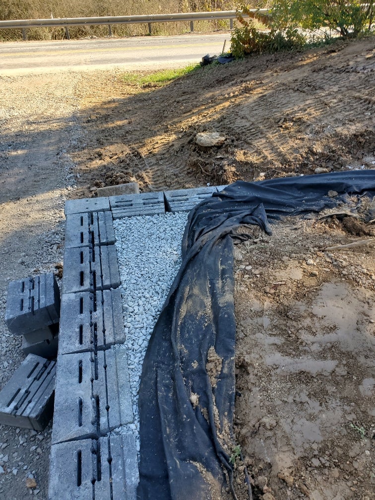 Retaining wall base | DIY Home Improvement Forum