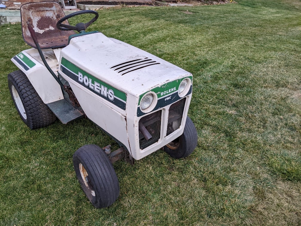 Bolen Garden Tractor G14xl - Running w/ mower, snowblower and front ...