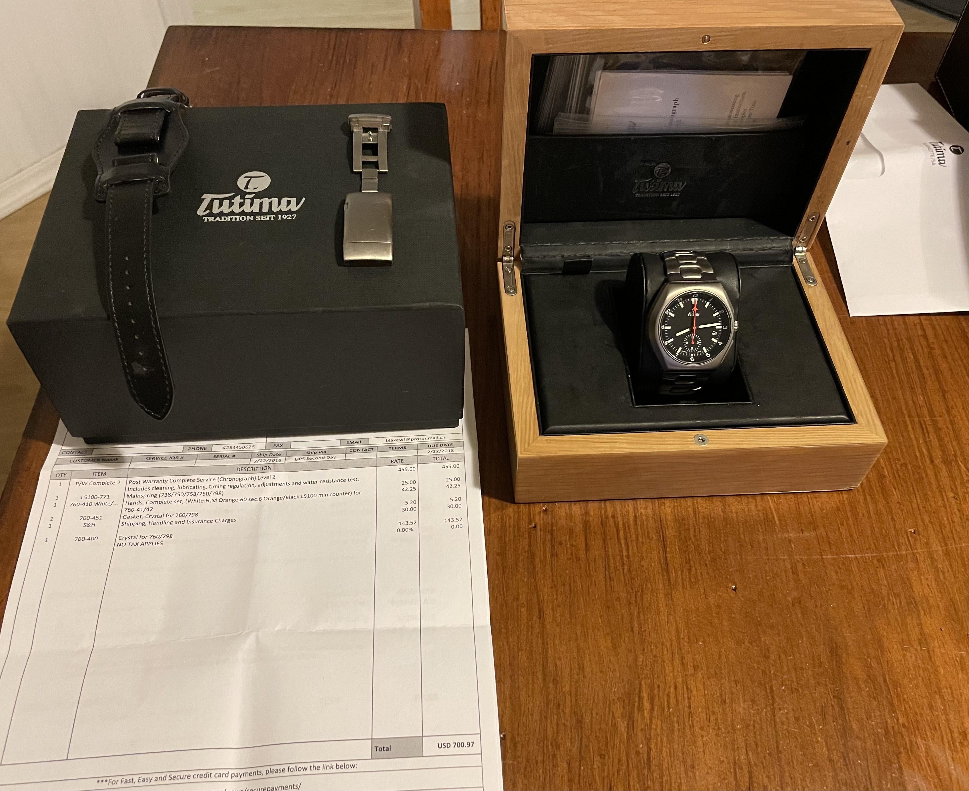 SOLD Tutima commando II ref 760-42 | WatchUSeek Watch Forums