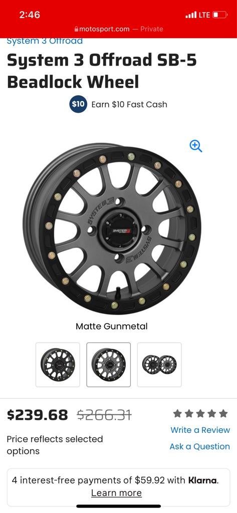 System 3 Wheels | Polaris RZR Forum - RZR Forums.net