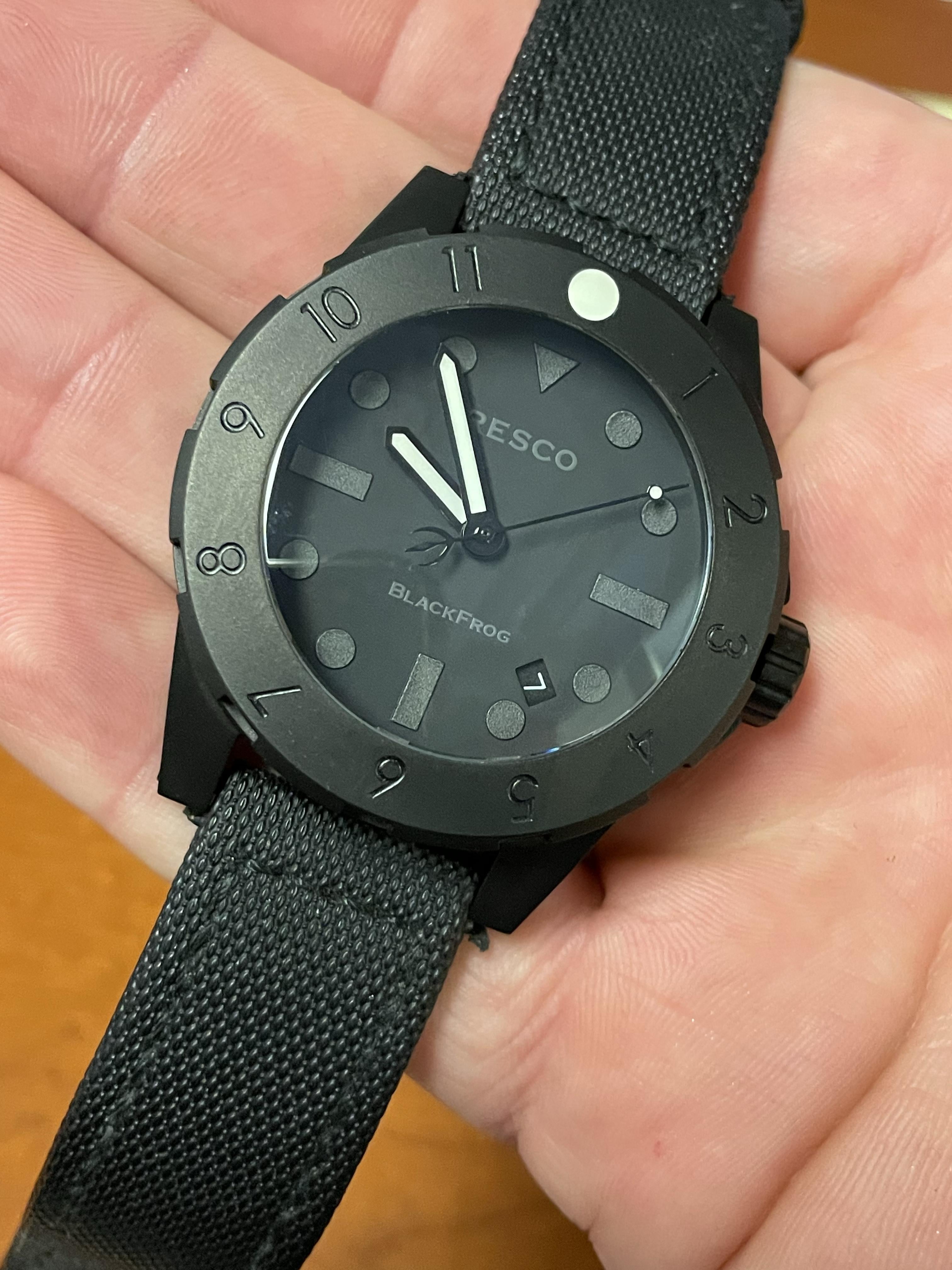 Reduced $1000 -Resco Patriot BLACKFROG Mint Full Kit | WatchUSeek Watch ...