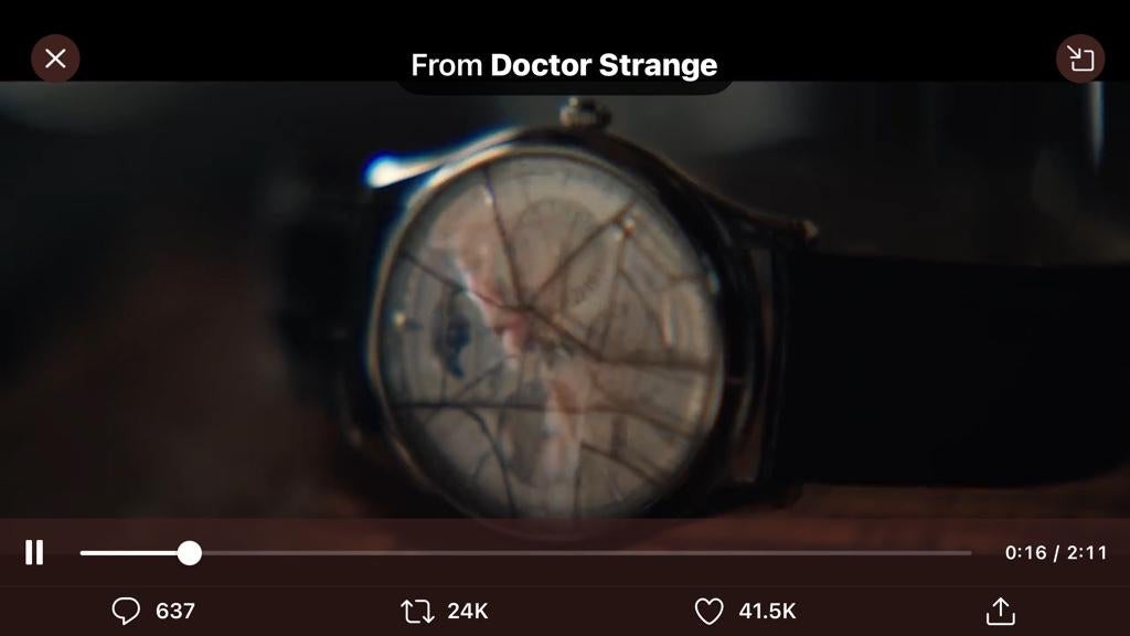 Doctor Strange’s watch from the new Multiverse movie - identify ...