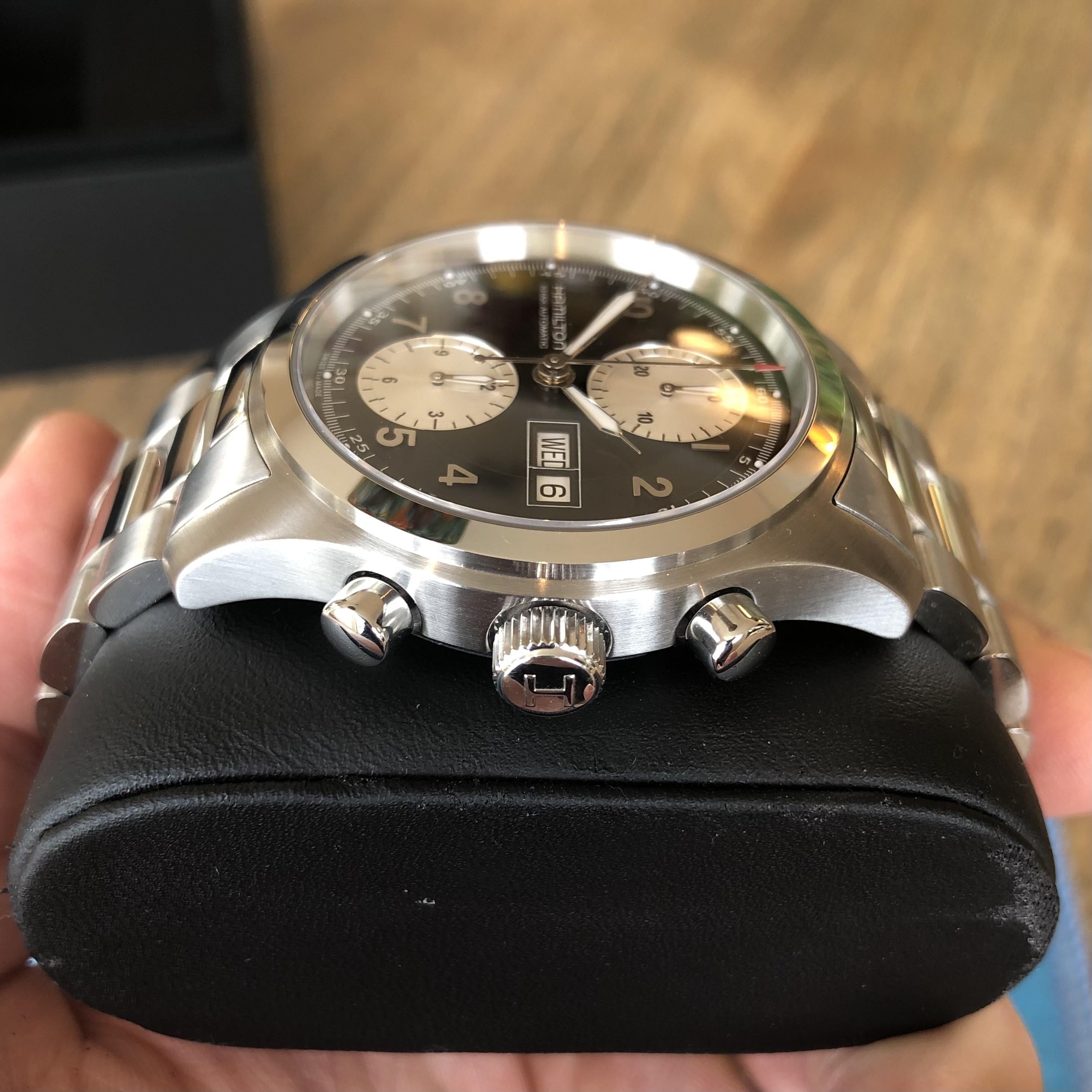 FS: Hamilton Khaki Field Automatic Chronograph Reverse Panda | WatchUSeek Watch Forums