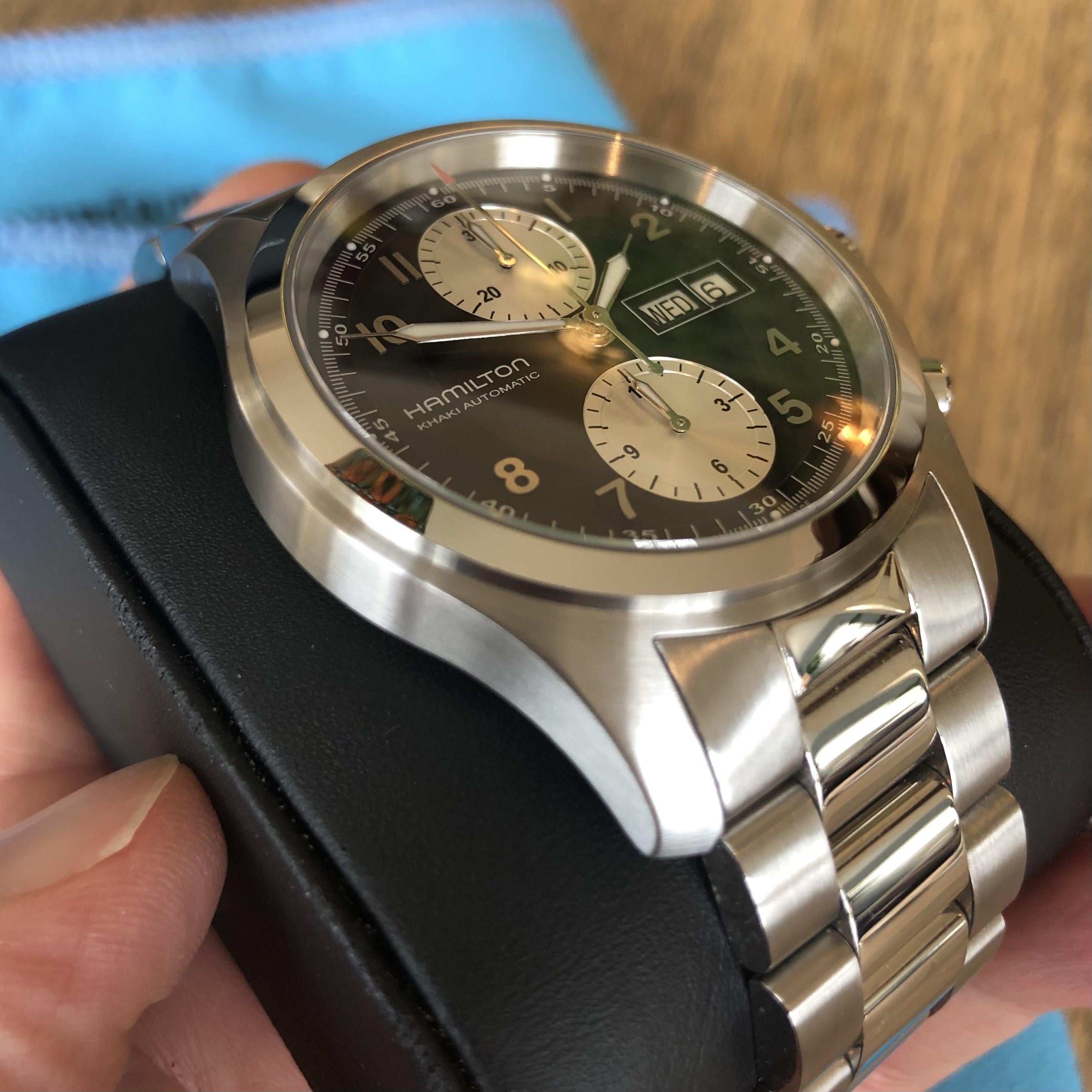 FS: Hamilton Khaki Field Automatic Chronograph Reverse Panda | WatchUSeek Watch Forums