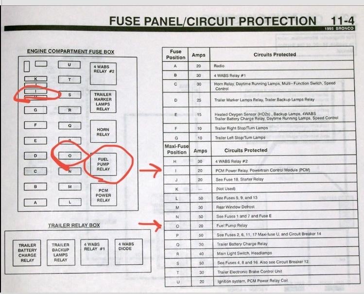 Fuel pumps not getting power in a 99 Ford Explorer | Bronco Forum ...