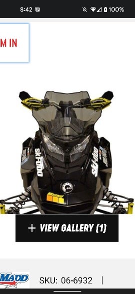Mid windshield kit for G4 (860201258) | Ski-Doo Snowmobiles Forum