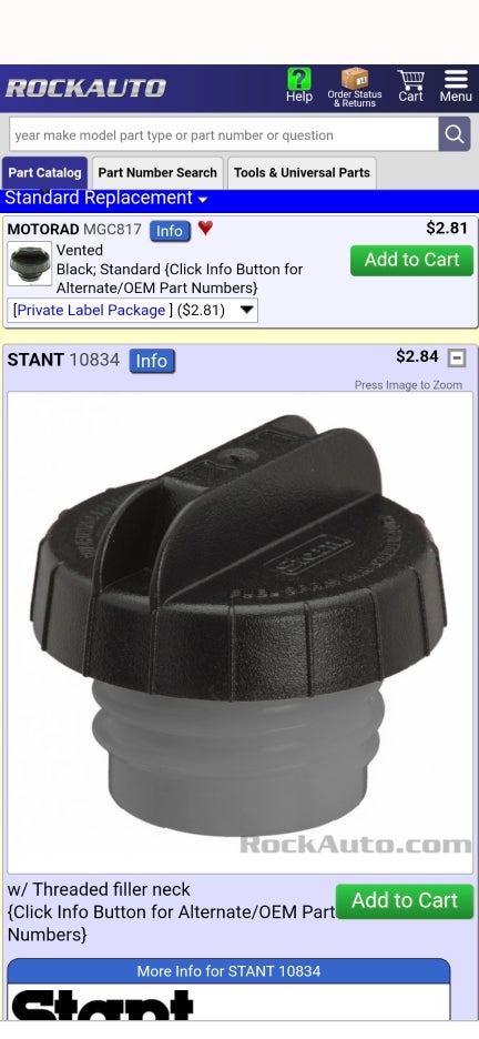 Fuel Filler Cap sensor error or legitimately depressurized tank ...