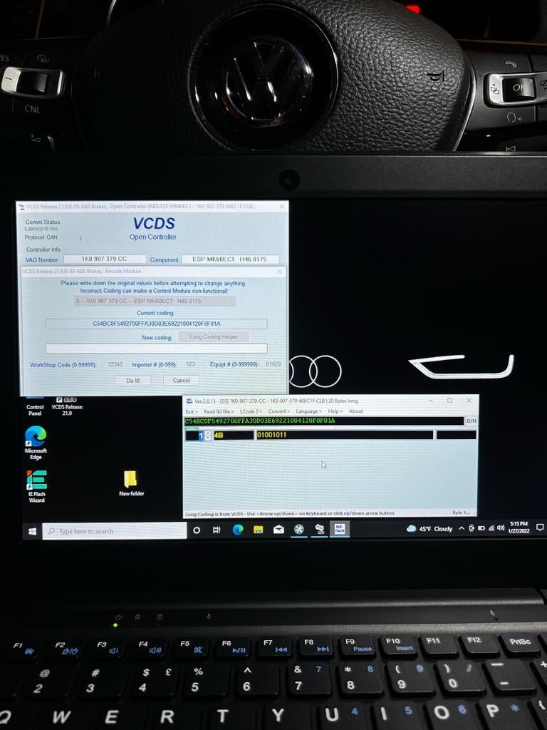 Need help with VCDS traction control | VW Vortex - Volkswagen Forum