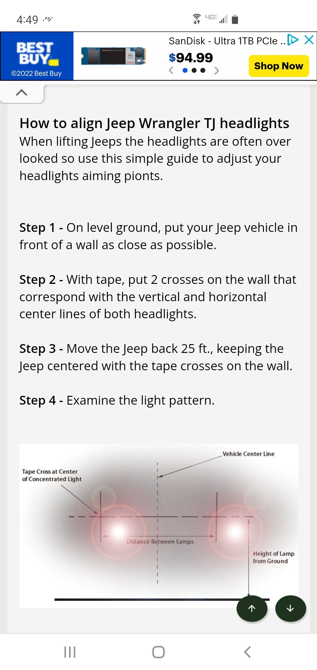 Headlight adjustment | Jeep Wrangler Forum