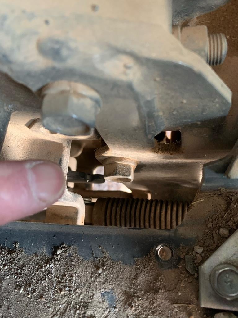 Forward/Reverse pedal sinks toward forward and no start | My Tractor Forum