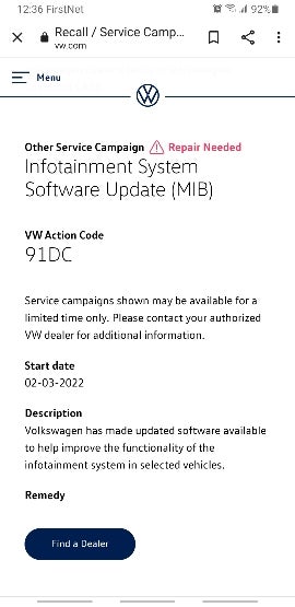 2022 Incoming OTA update 813 | Page 2 | VW Vortex - Volkswagen Forum