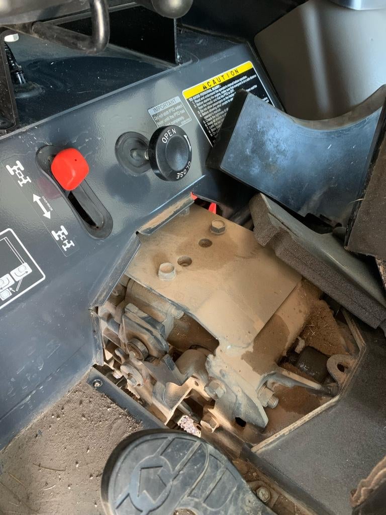 Forward/Reverse pedal sinks toward forward and no start | My Tractor Forum