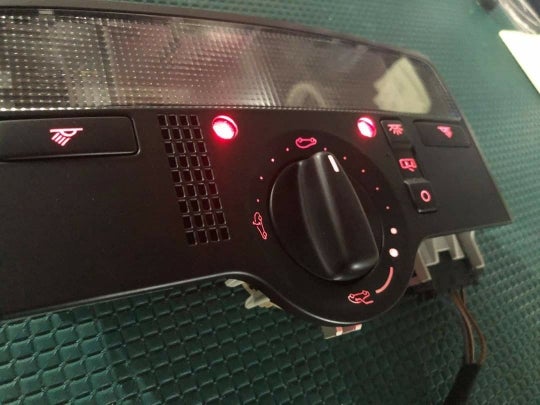 W8 black sunroof switch console | VW Vortex - Volkswagen Forum