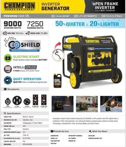 50a Receptacle Generators w/ low THD? | Power Equipment Forum