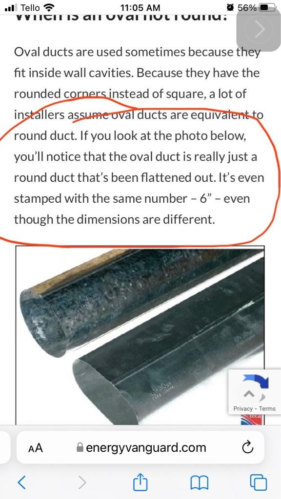 Need help - possible to split 6” duct into two 4” ducts then rejoin to ...