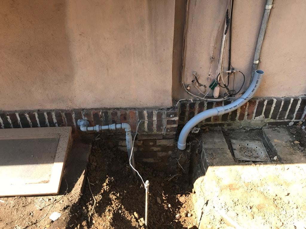 Distance req’d: Natural Gas - Electric Service Conduit | DIY Home ...