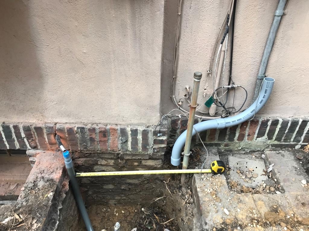 Distance req’d: Natural Gas - Electric Service Conduit | DIY Home ...
