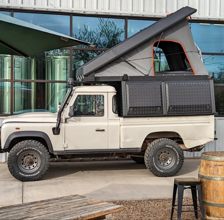 Alucab Canopy Camper on a HCPU | Defender Source Forum
