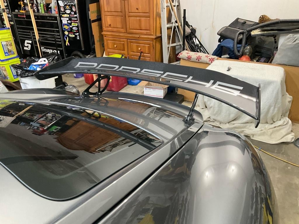 GT4 Style rear spoiler | Planet-9 Porsche Forum