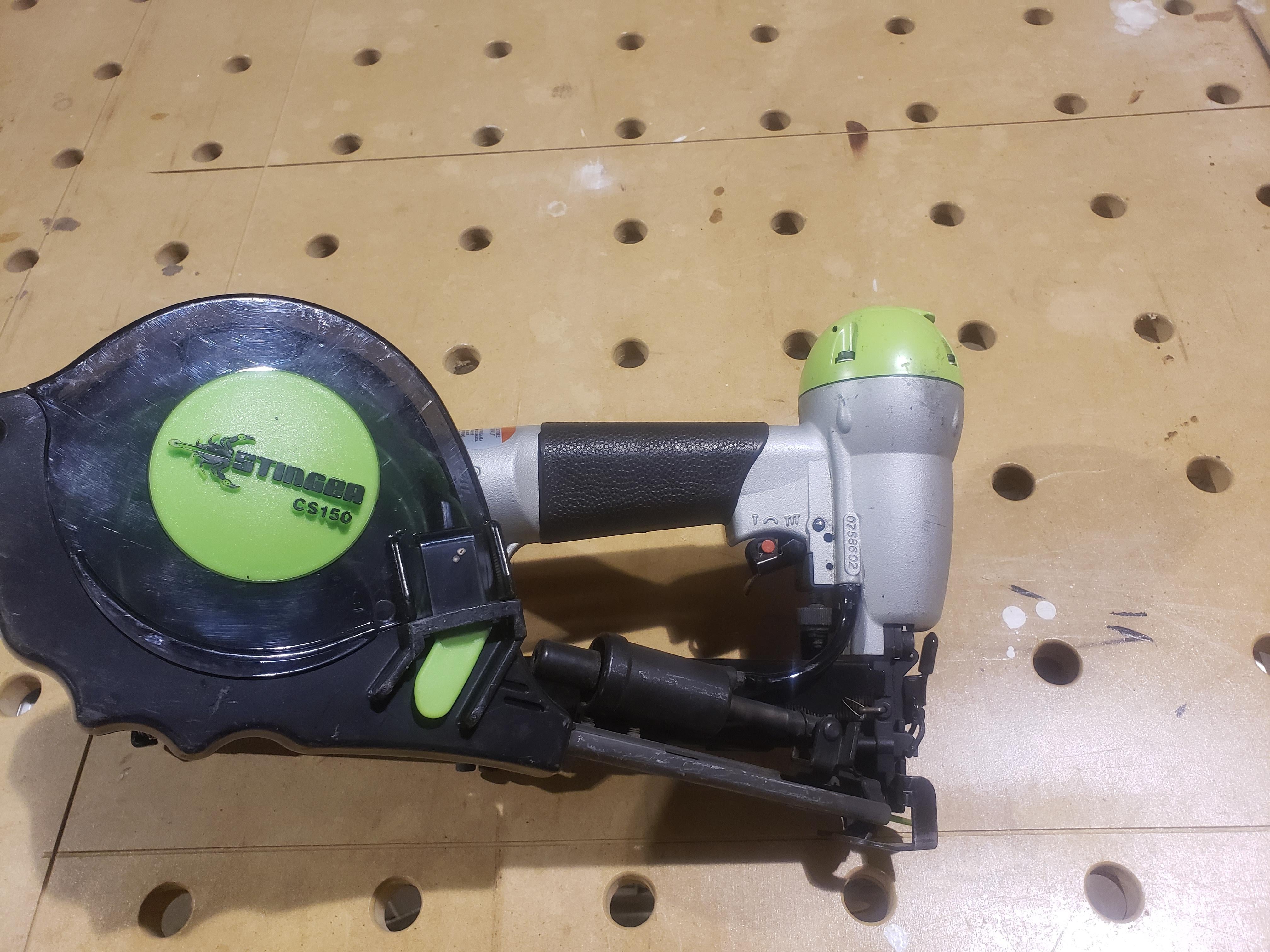 Crossfire pneumatic cap stapler. | Contractor Talk - Professional ...